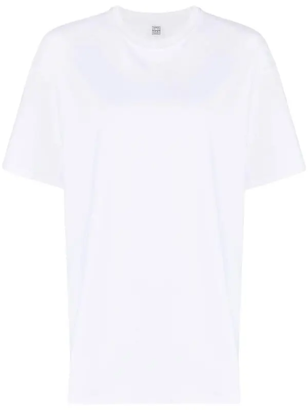TOTÊME Straight Cotton T-shirt - White