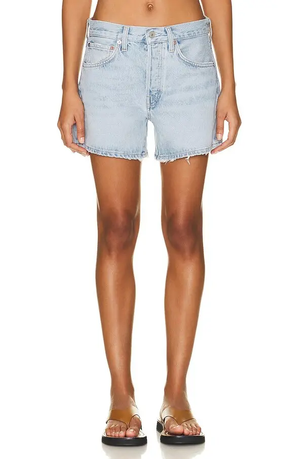 AGOLDE Parker Long Denim Shorts