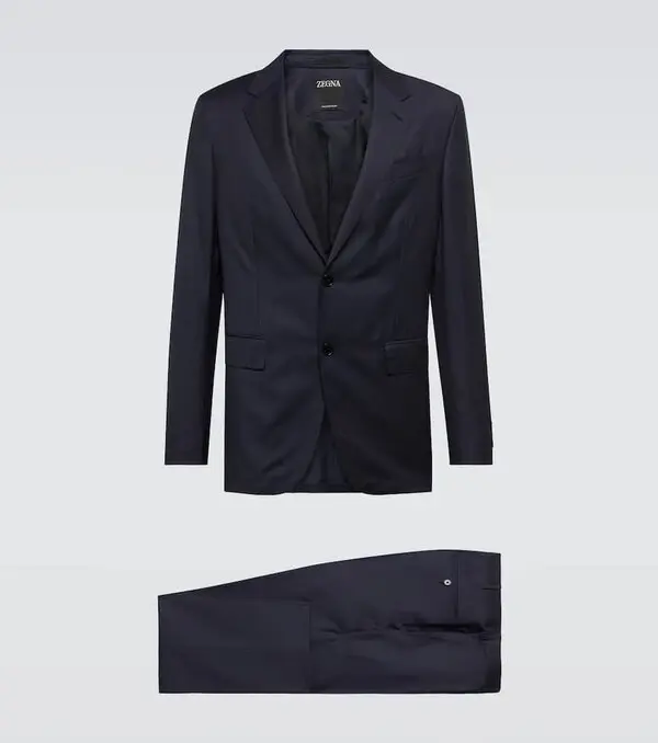 Zegna Wool Suit - Blue