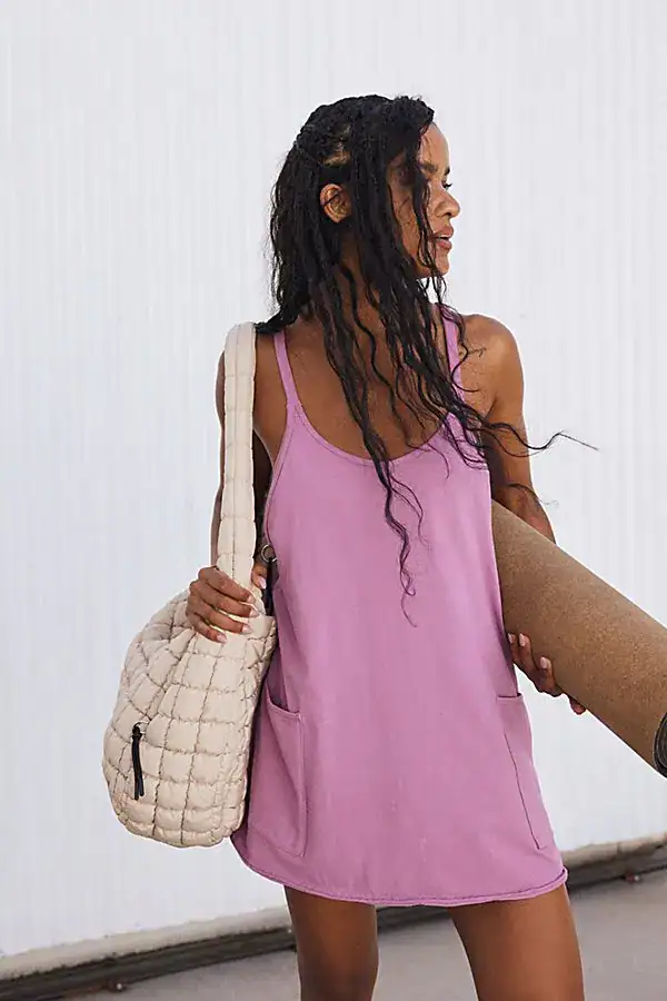 Free People Hot Shot Mini Dress - Plum Nectar | Editorialist