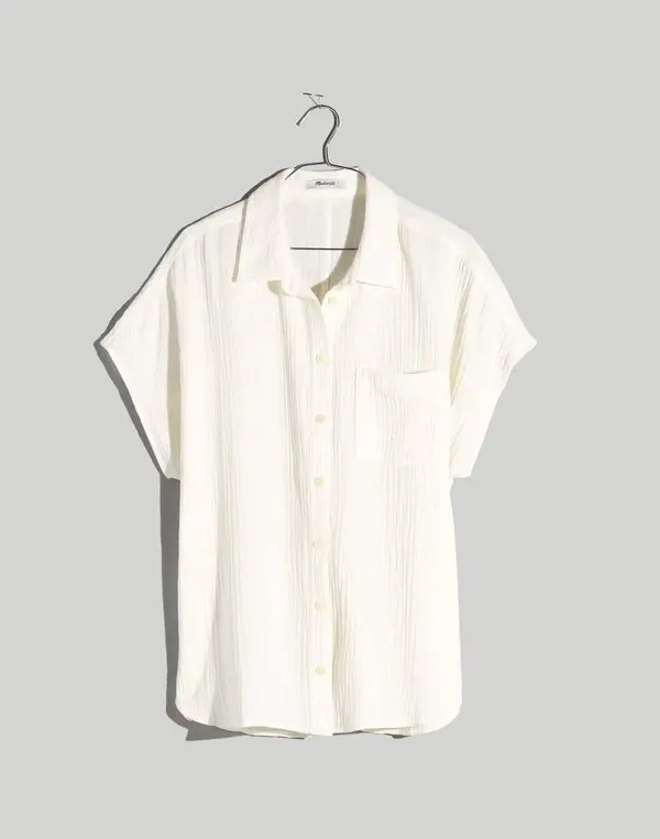 Madewell Lightspun Dolman-sleeve Button-down Shirt