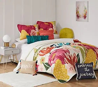 LEVTEX HOME Grandiflora 2-piece Floral Twin/twi Xl Quilt Set