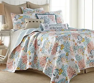 LEVTEX HOME Bay Islands 3-piece Coastal Full/qu Een Quilt Set