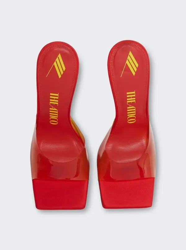 Attico Cheope Mule Heel 105mm - Red