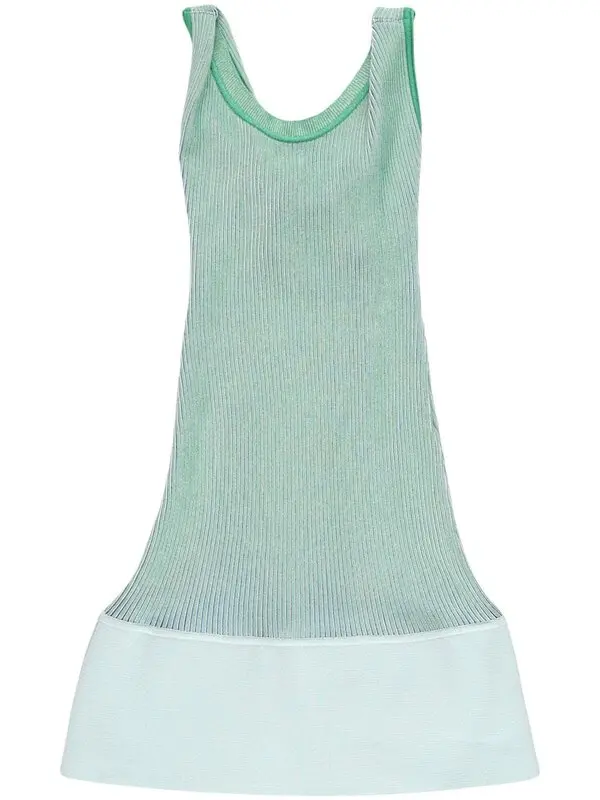 Jacquemus La Robe Maille Turbi Minidress - Green