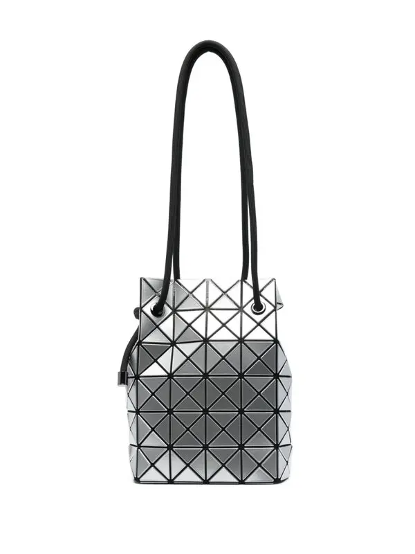 Issey Miyake Geometric-panelled Wring Bucket Bag - Silver