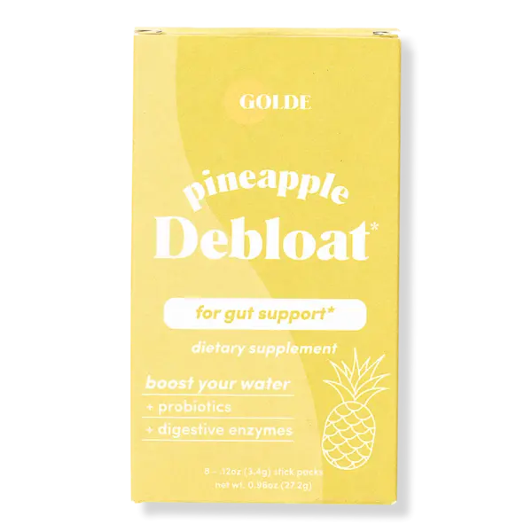GOLDE Pineapple Debloat Probiotic Bloat Supplement