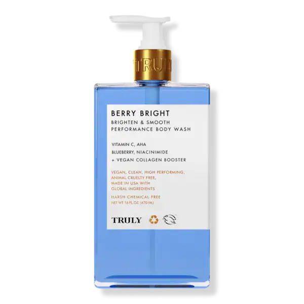 Truly Berry Bright Brighten & Smooth Pigment Treatment Body Wash - One ...
