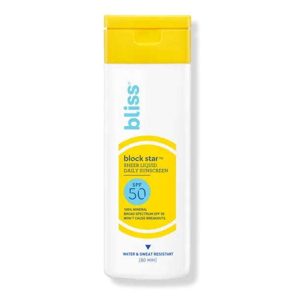 Bliss Block Star Sheer Liquid Daily Sunscreen Spf 50 In One-Color - 30% ...
