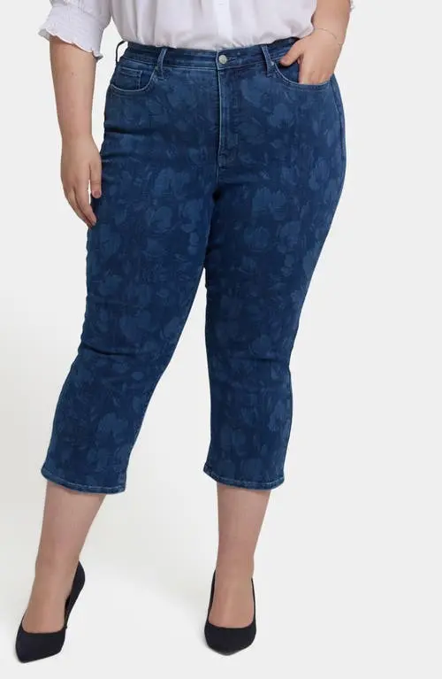 NYDJ Joni High Waist Relaxed Capri Jeans - Indigo Bellafontaine