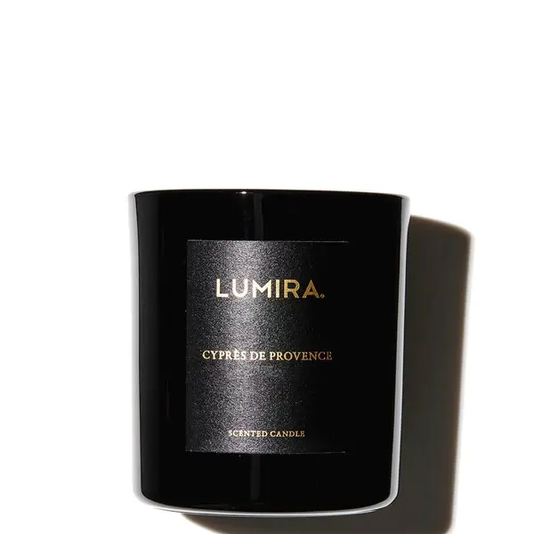 LUMIRA Cypress De Provence Black Candle 10.5 Oz