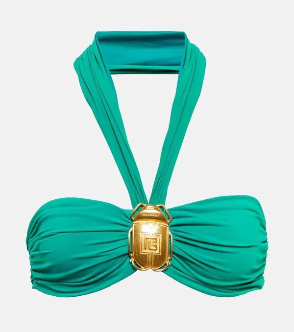 Balmain Halterneck Bikini Top