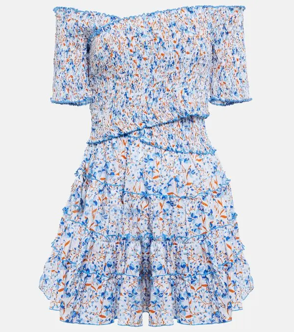 Poupette St Barth Soledad Floral Minidress - Multicoloured