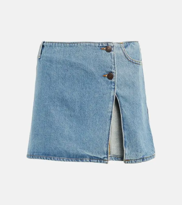 Magda Butrym Low-rise Denim Mini Skirt
