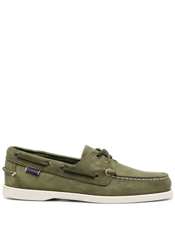 SEBAGO Suede Boat Shoes - Green