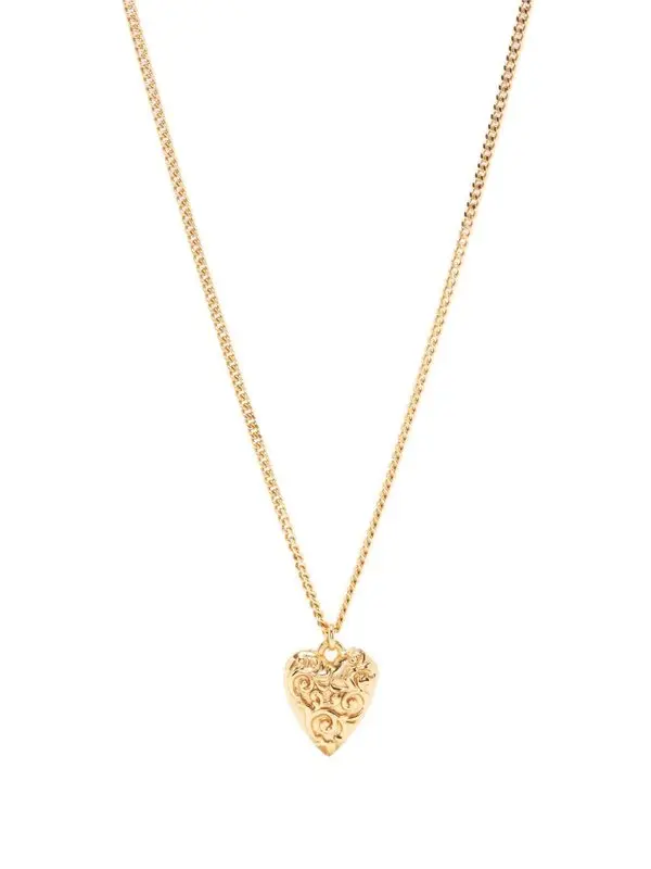 Emanuele Bicocchi Arabesque Heart Pendant Necklace