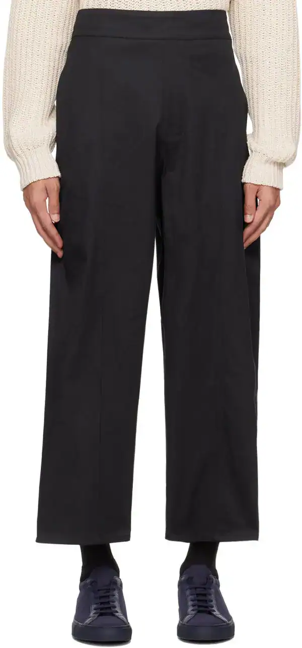 Sage Nation Welt Trousers In Black - 70% Off | Editorialist