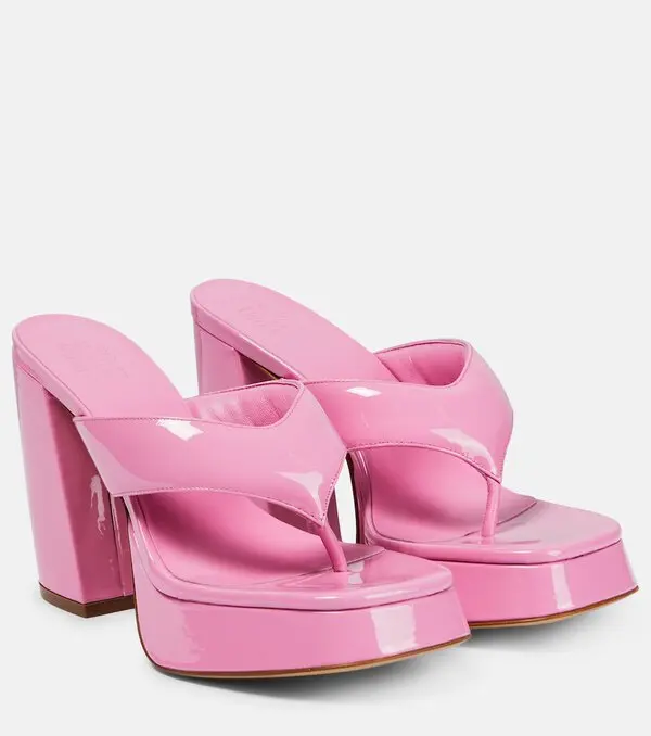 GIA BORGHINI Platform Sandals - Pink