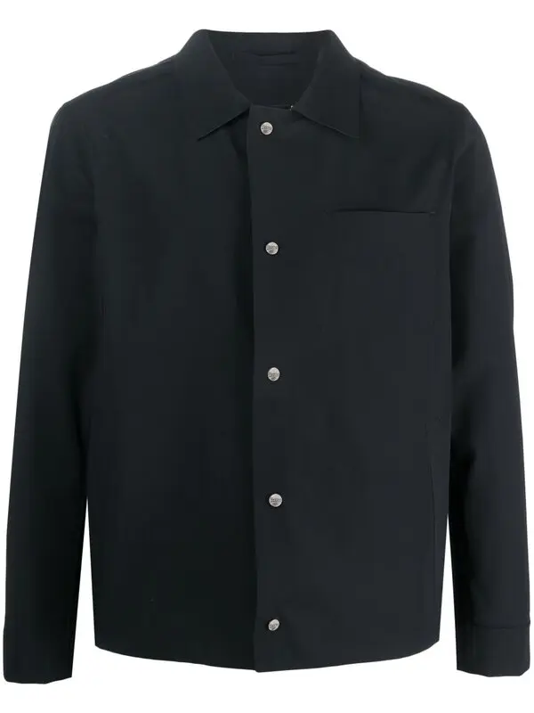 Herno Plain Shirt Jacket - Black
