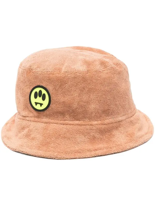 BARROW Logo-patch Brushed Bucket Hat