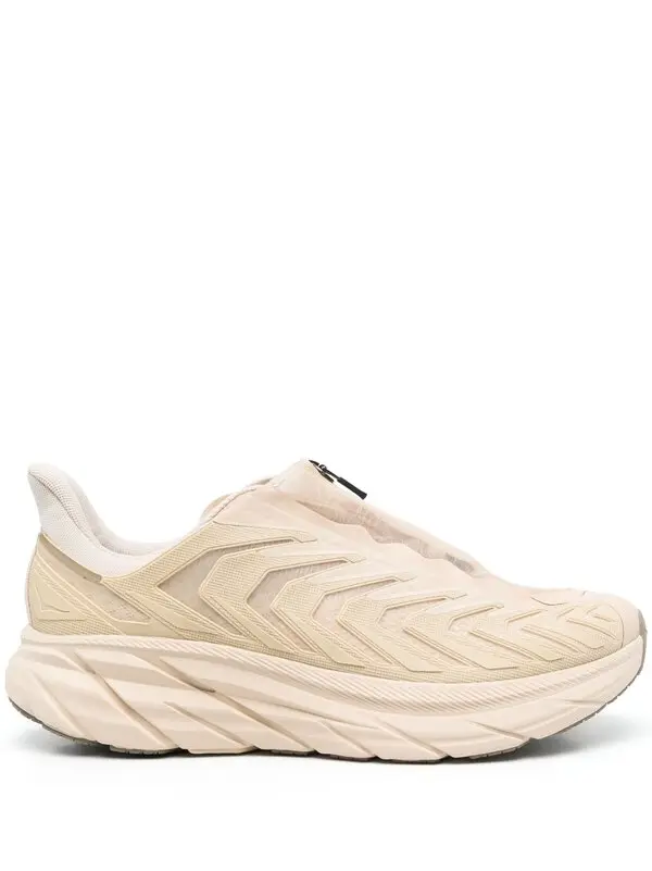 Hoka Project Clifton Zip-up Sneakers - Neutrals