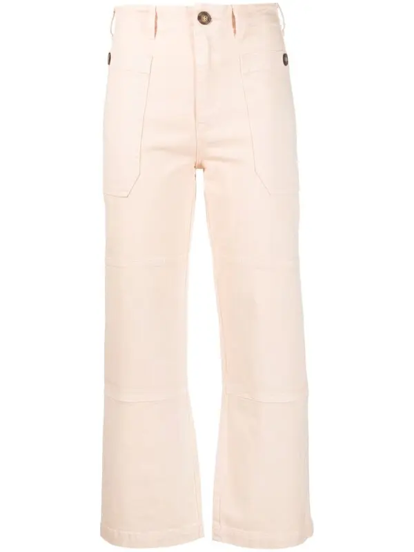 FRAME Straight-leg Utility Trousers - Pink