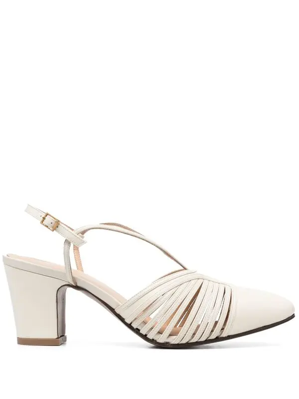 Giuliva Heritage Strappy Slingback Leather Pumps