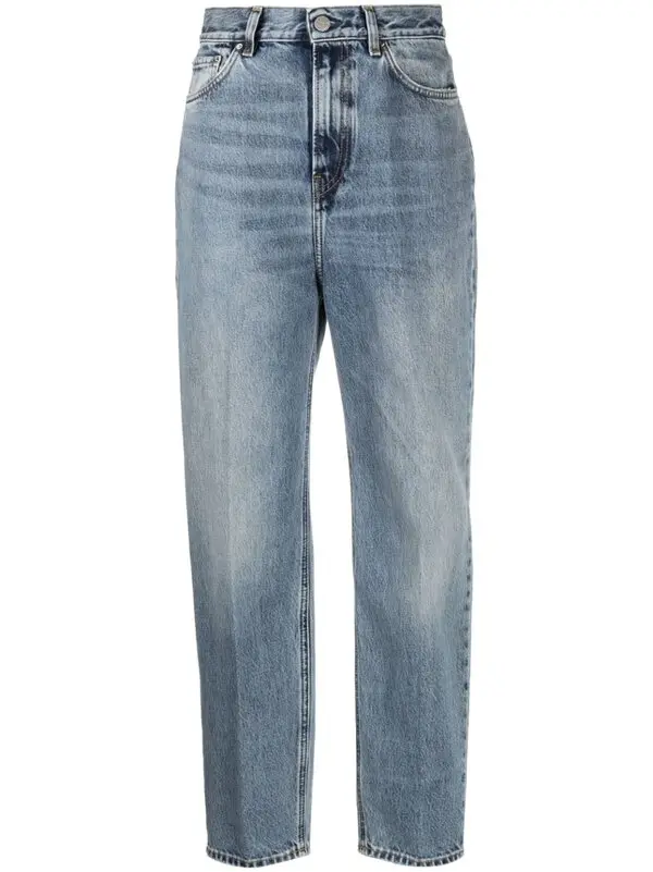 TOTÊME Organic Cotton Tapered Jeans - Blue