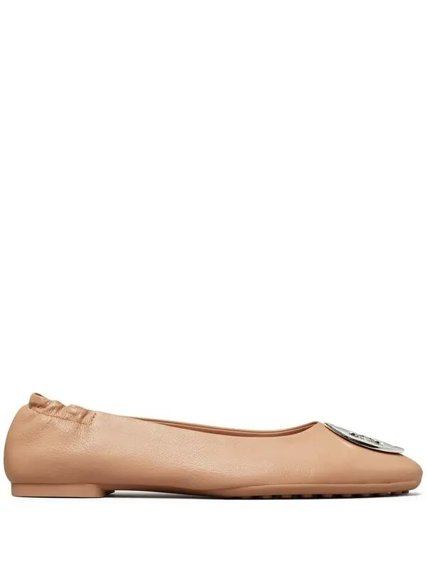 Tory Burch Claire Ballerina Shoes Neutrals Editorialist
