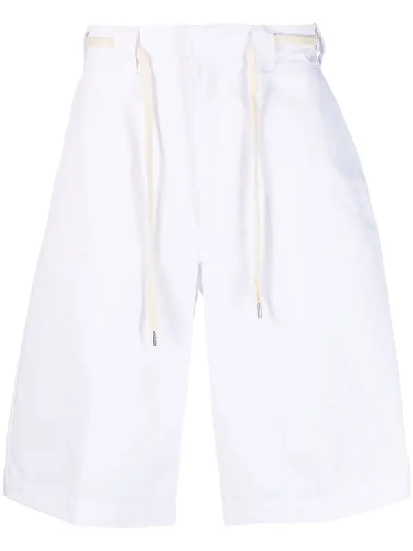 Drole De Monsieur Twill Bermuda Shorts