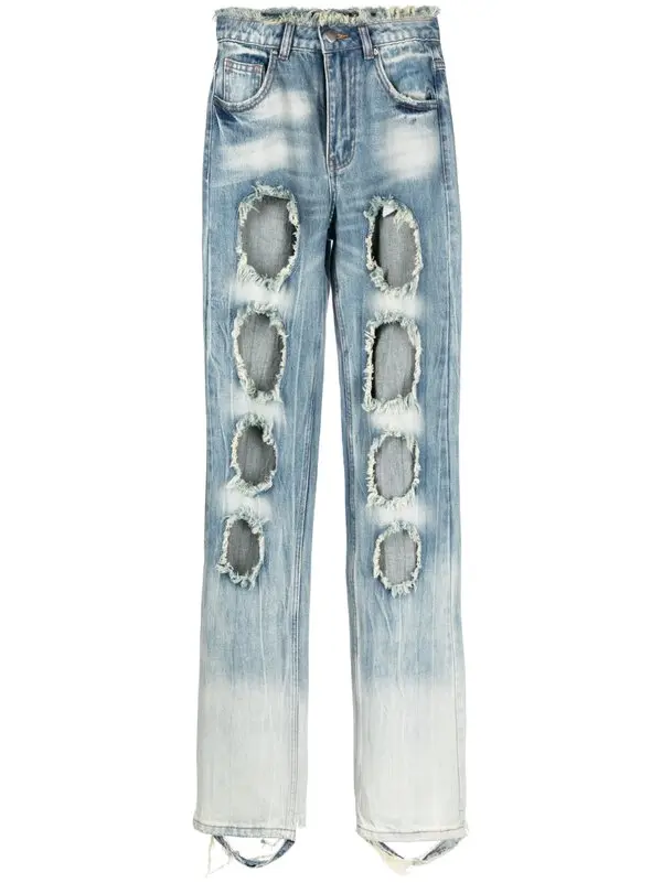 RUI Distressed Straight-leg Jeans