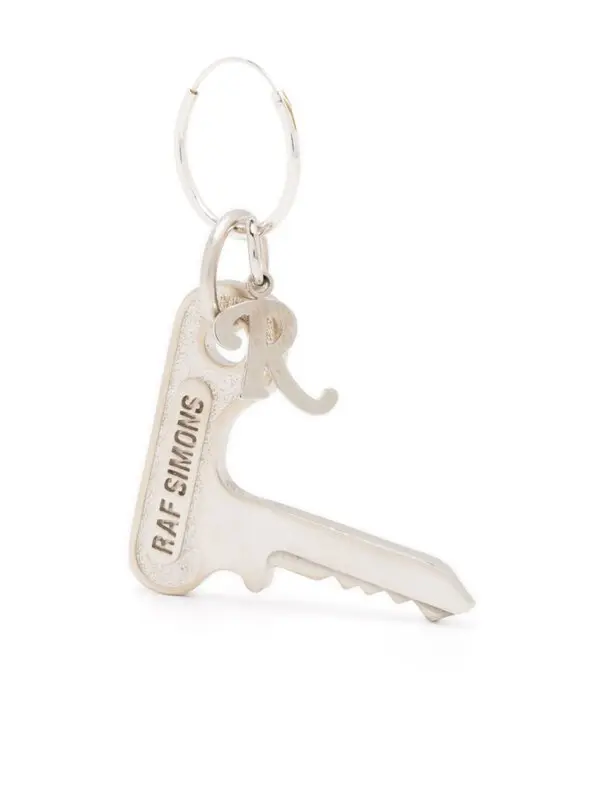 Raf Simons Logo-engraved Drop Earring