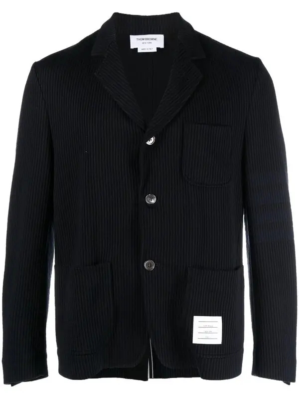 Thom Browne 4-bar Seersucker Blazer