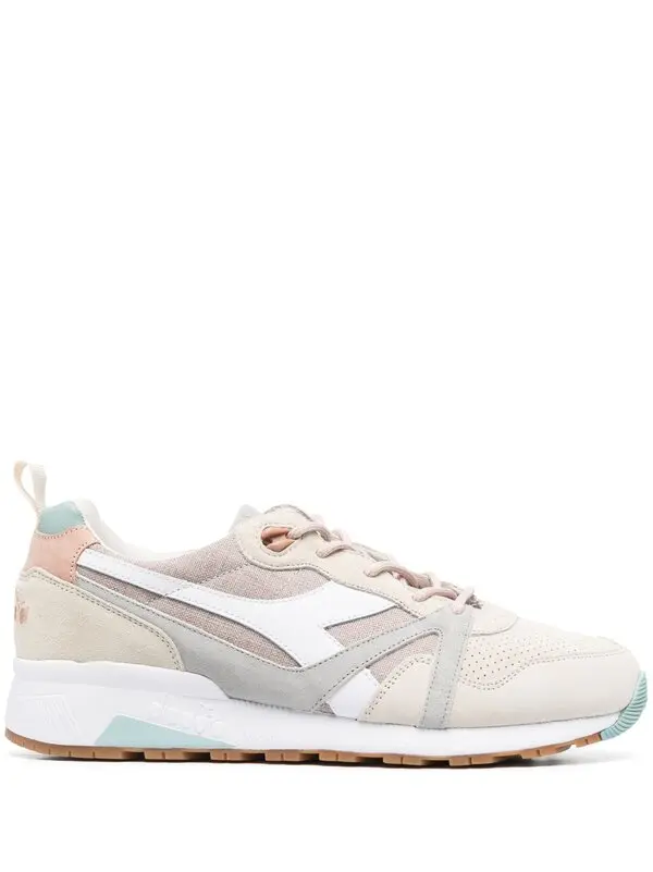 DIADORA Panelled Low-top Sneakers - Neutrals