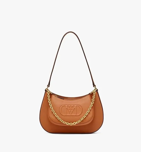 Mcm Mode Travia Shoulder Bag - Cognac