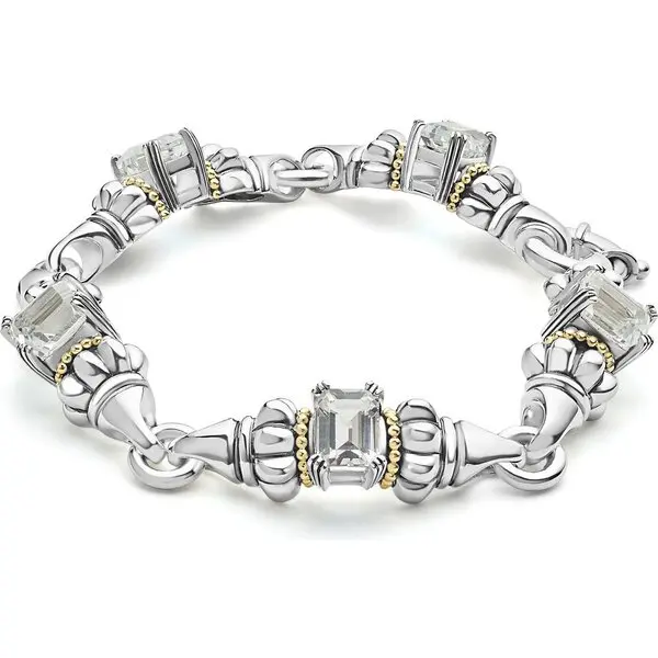 Lagos Glacier Link Bracelet - White Topaz