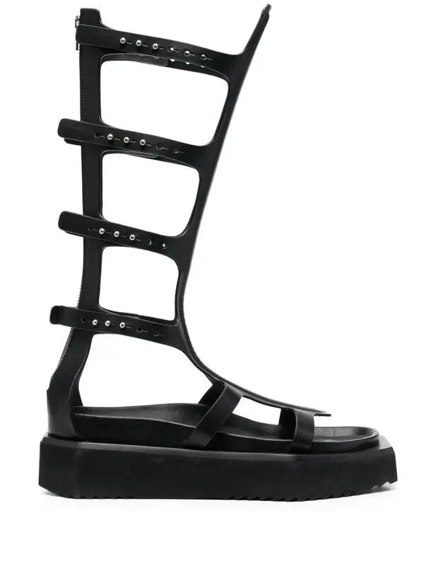 Rick Owens 60mm Cyclops Spartan Leather Sandals