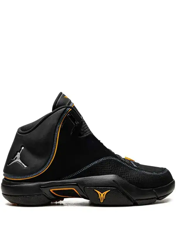 Jordan Air Melo M4 High-Top Sneakers - Black | Editorialist