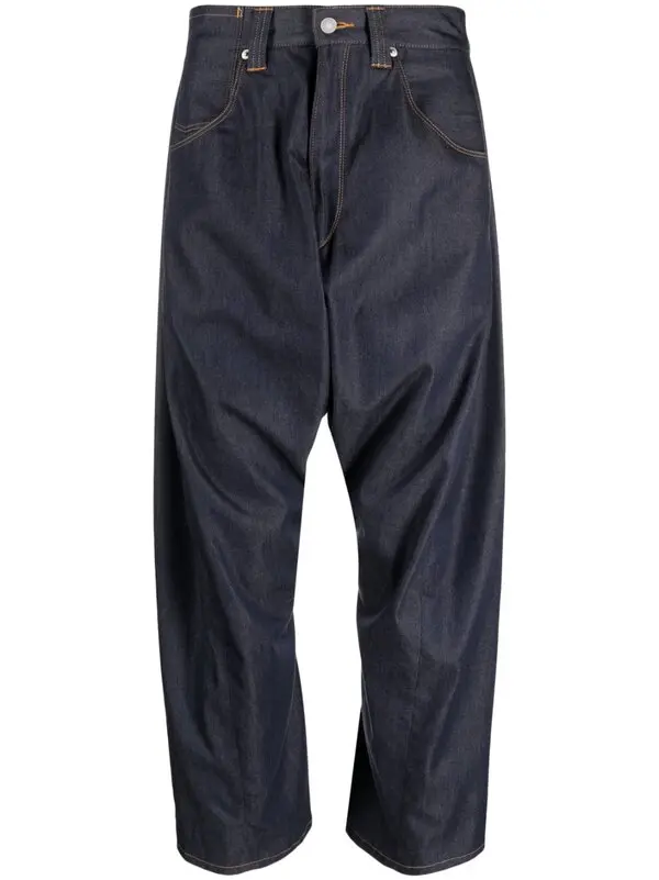 Junya Watanabe Drop-crotch Cropped Jeans