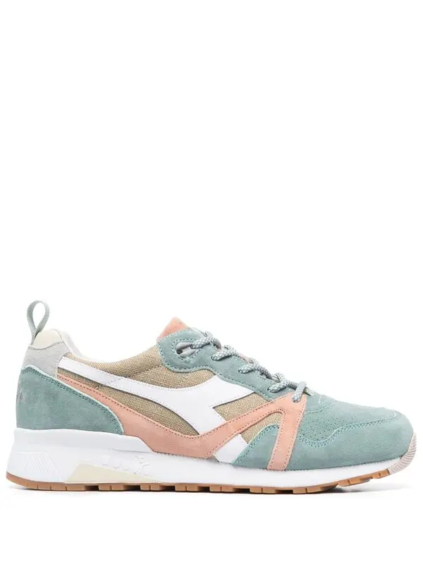 DIADORA Panelled Low-top Sneakers - Blue
