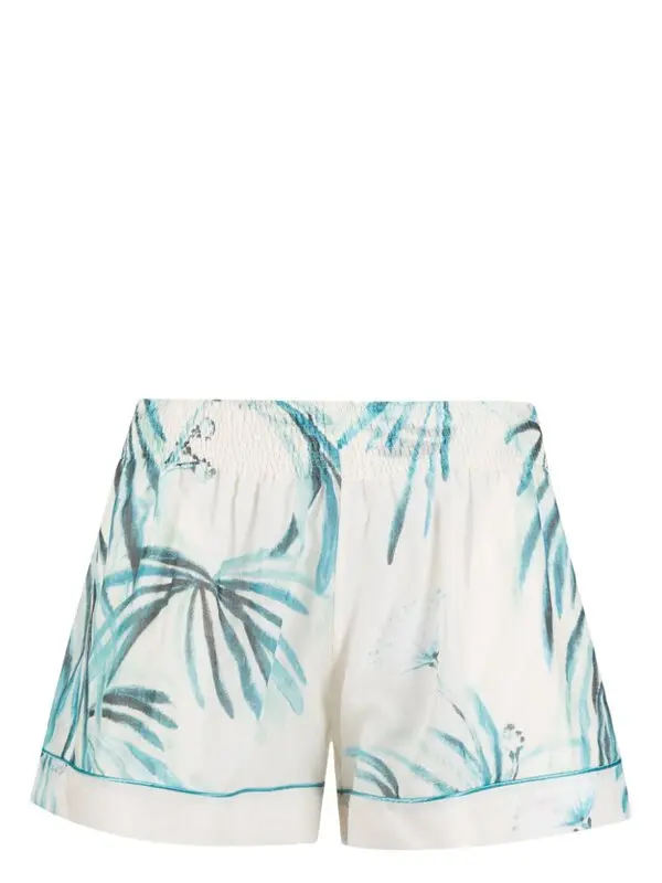 F.R.S FOR RESTLESS SLEEPERS Botanical-print Cotton Shorts