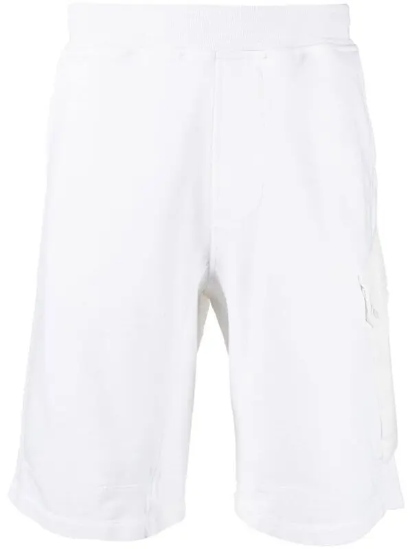 TEN C Side Flap-pocket Detail Shorts - White