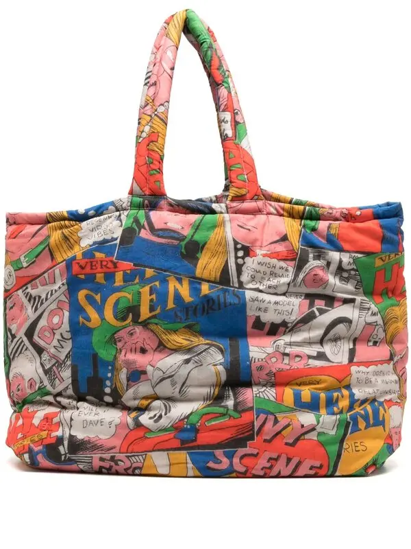ERL Comics Puffer Maxi Tote Bag - Multicolour