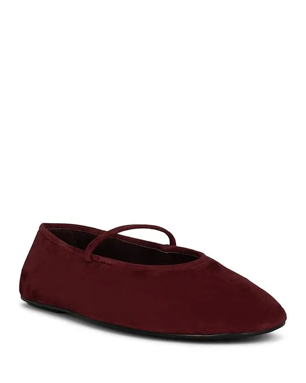 Jeffrey Campbell Dancerina Ballet Flats - Wine Suede