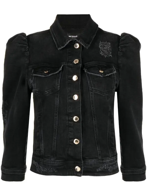 Retrofete Ada Puff-sleeve Denim Jacket