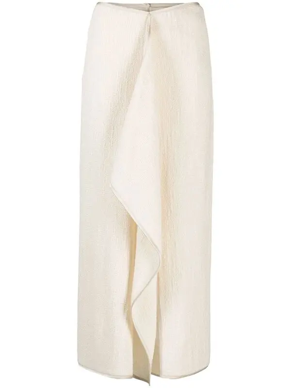 Nanushka Draped Midi Skirt
