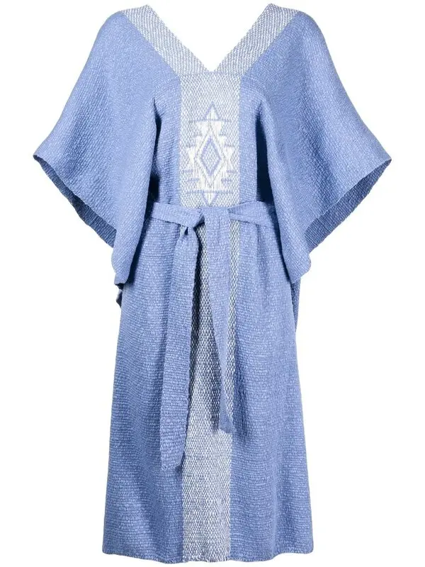Voz Estrella Kaftan Cardigan - Blue
