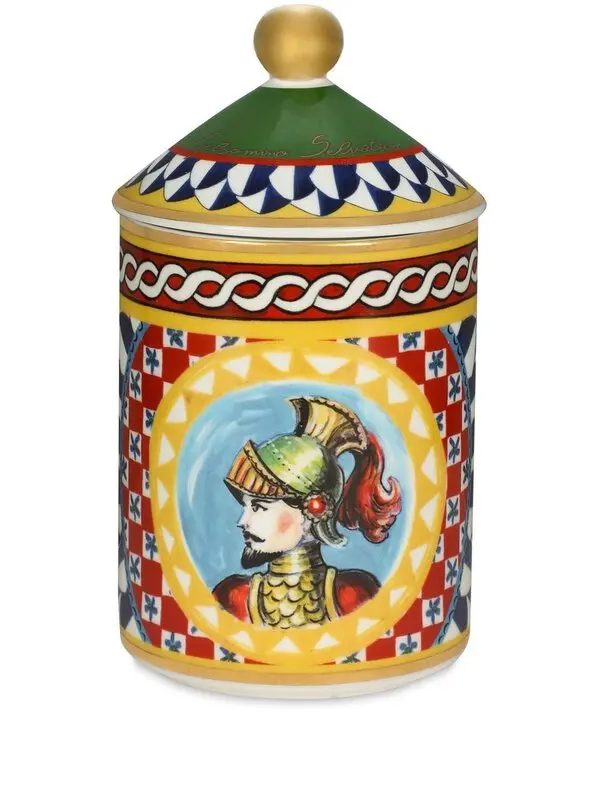 Dolce & Gabbana Carretto-print Scented Candle