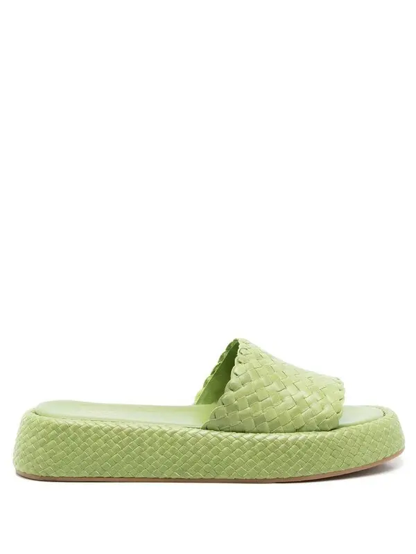 STUDIO CHOFAKIAN Woven Sandals - Green