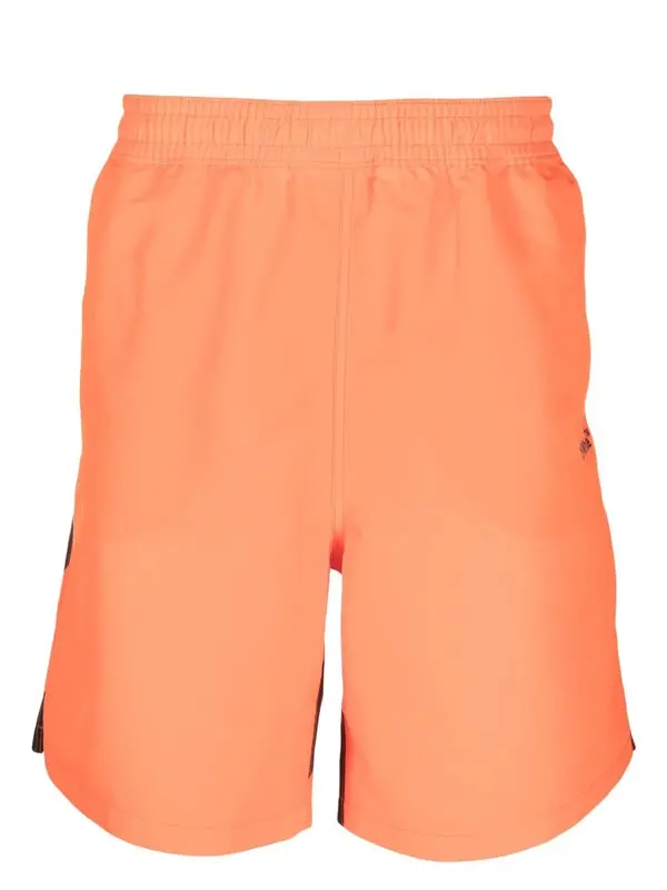 Off-White Diag Surfer Striped Swim Shorts - Orange